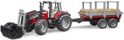 Auto bruder farmer - massey ferguson traktor s vlekem