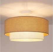 Brilagi - LED Přisazený lustr BOHO ECO 1xE27/10W/230V pr. 40 cm béžová/krémová