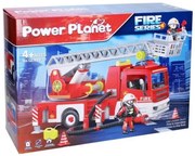 Power planet hasičské auto stavebnice 31cm
