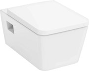 Hansgrohe EluPura Original Q - Závěsné WC se sedátkem SoftClose, Rimless, AquaChannel Flush, bílá 60289450