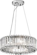 Závěsná lampa Crystal Skye Kl-crystal-skye-p-a Kichler glamour IP44 chrom