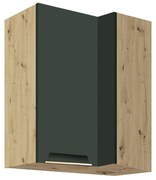 GLAMOUR z | horní skříňka rohová GLA-44G | 70x40 cm | zelená mat