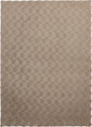 Obsession, Kusový koberec Diamond Cut 800 Taupe, 80x150, hnědá, ložnice