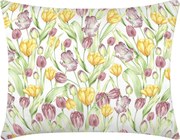 Bavlněný povlak na polštář Tulipánové pole Velikost: 70 x 90