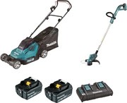 Elvin Makita DLM432+DUR193 Aku set aku sekačka a aku vyžínač Li-ion 2x 18V LXT 2x5 Ah