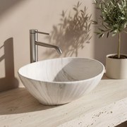 Rea Sofia Ash, umyvadlo na desku 41x34,5x15 cm, imitace kamene, REA-U6362