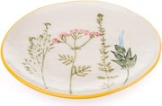 Bílý dezertní porcelánový talíř ø 21 cm Flower Garden – Dakls