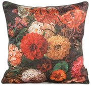 DEKORAČNÍ POVLAK NA POLŠTÁŘ VELVET110 45X45 CM KVĚTY