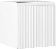 Mexen Rivel, koupelnová skříňka 45 cm, 1 dvířka, s drážkami, bílá matná, 91A21-04547-1-BF01