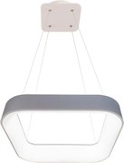 Ecolite LED závěsné svítidlo NEST 40W 2600lm 2700-6500K, šedá, 45 x 45 x 10 cm