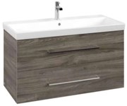 Villeroy & Boch Avento - Umyvadlová skříňka, 98x51x45 cm, 2 zásuvky, Stone Oak A89200RK