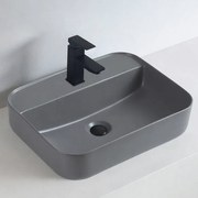 Umyvadlo na desku KW8085 - sanitární keramika - 50 × 40 × 13 cm - možnost volby barvy