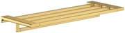 Hansgrohe AddStoris - Polička s držákem ručníků, délka 65 cm, leštěný vzhled zlata 41751990