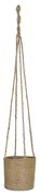 Závěsný květináč Woven Seagrass Garden Trading