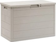 TOOMAX WOODYS zahradní plastový úložný box 160 L - světle šedá