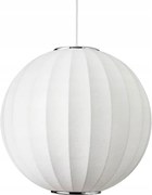 Závěsná lampa Silk bílá 40 cm