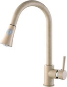 Laveo Daru, kuchyňská baterie stojící h-410, béžová, LAV-BLD_469D