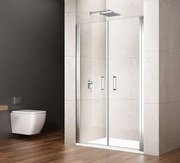 Gelco Loro - Sprchové dveře dvoukřídlé 100 cm, čiré sklo/chrom GN4310
