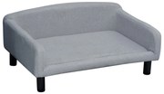 PawHut pohovka pro psy stylová pohovka s potahem a dřevěnými nohami 82x54x36cm pro malé psy a kočky | Aosom.de