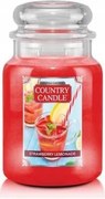 Strawberry Lemonade Country Candle – velká svíčka – 2 knoty
