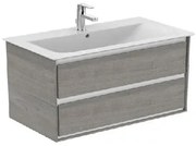 Ideal Standard Connect Air - Skříňka pod umyvadlo 100x44x52 cm, dekor šedý dub/bílá mat E0821PS