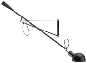 Flos A0320030 265 small, černé nástěnné svítidlo s 152cm dlouhým ramenem, 1x75W E27