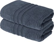 Livarno® Froté ručník Zero Twist, 50 x 100 cm, 500 g/m2, 2 kusy (modrá)