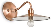Ideal Lux Nástěnná retro lampa CANTINA 112695/měděná barva