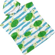 Dětské pončo TURTLES zelené