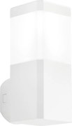 FAN I-FOCUS-Q-AP-BCO Nástěnné svítidlo, hranaté, polykarbonátové, bílé, 1 x GU10, 131 x 100 x 242 mm, IP65 - FANEUROPE