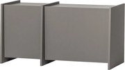 Šedý TV stolek v dekoru jasanu 102x53x44 cm Brock – WOOOD