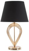 Černá stolní lampa Mauro Ferretti Maxt, ø 32,5 cm