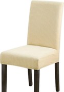 Camerazar Béžový elastický potah na židli, moderní minimalistický