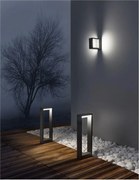 NV 819503 Venkovní sloupkové svítidlo BLISS tmavě šedý hliník akrylový difuzor LED 7W 3000K 220-240V 56st. IP54 vč. driveru - NOVA LUCE