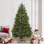 Umělý vánoční stromeček 240 cm 300 LED Teplá bílá PVC a ocel 3395704