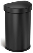 Simplehuman - Bezdotykový koš s pohybovým ovládáním, 45 l, s kapsou na sáčky, matná černá ST2044