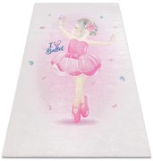 Detský koberec protišmykový BAMBINO 42830 Balerína, ružový