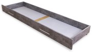 Maxi Šuplík pod postel IRIS 198 cm - barva Beton