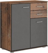 FALCO Komoda MAPE - lamino, old wood / matera