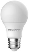 LED žárovka E27 Megaman LG7104.8+E27+865+V0240 A60 4,8W (40W) studená bílá (6500K)