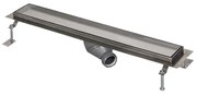 Sanela - Sprchový žlab pro dlažbu, do prostoru, délka 75 cm, nerez SLKN 09