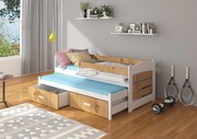 ADRK Furniture Postel dvojitá s bariérou TIARRO 200x90