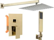 Rea Fenix - podomítkový sprchový set + box, zlatá, REA-P8401