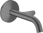 Axor One - Umyvadlová baterie pod omítku, s výpustí, EcoSmart, kartáčovaný černý chrom 48180340