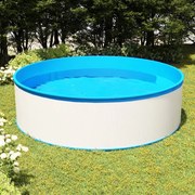 vidaXL Marketos Nadzemní bazén 350 x 90 cm bílý