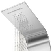 Verona Silver termostatický sprchový panel, nerezová ocel, LED
