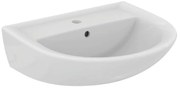 Ideal Standard Eurovit - Umyvadlo 55x46 cm, s přepadem, otvor pro baterii, bílá W332601