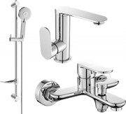 Mexen Milo DF40 koupelnová sada, chrom - 713053DF40-00