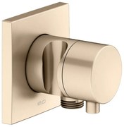 Keuco IXMO - Přepínací ventil pod omítku, 2 výstupy, s připojením a držákem sprchy, kartáčovaný bronz 59556031202