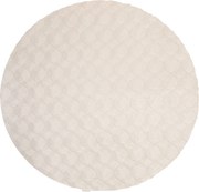Obsession, Kusový koberec Diamond Cut 800 Cream kruh, 120x120 (průměr) kruh, béžová, ložnice